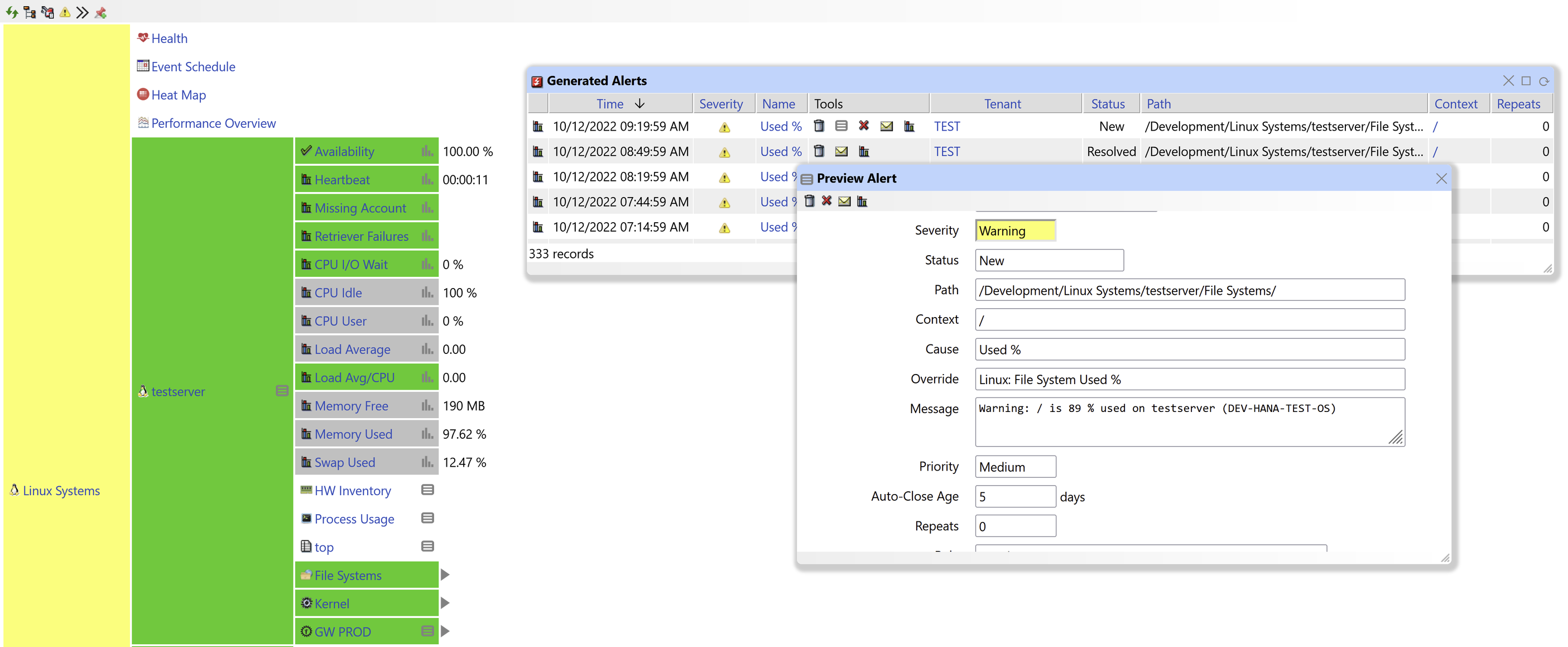 Monitoring Linux Systems with IT-Conductor